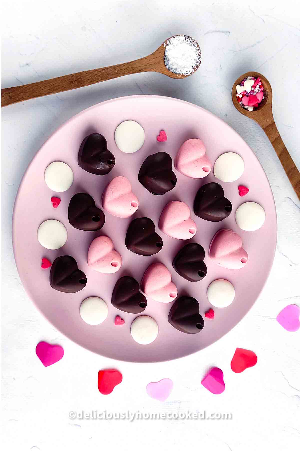 Coconut hearts candy recipe - Deliciously Home Cooked