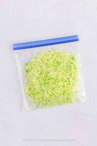 Colored coconut flakes - Deliciously Home Cooked