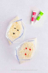 Colored coconut flakes - Deliciously Home Cooked
