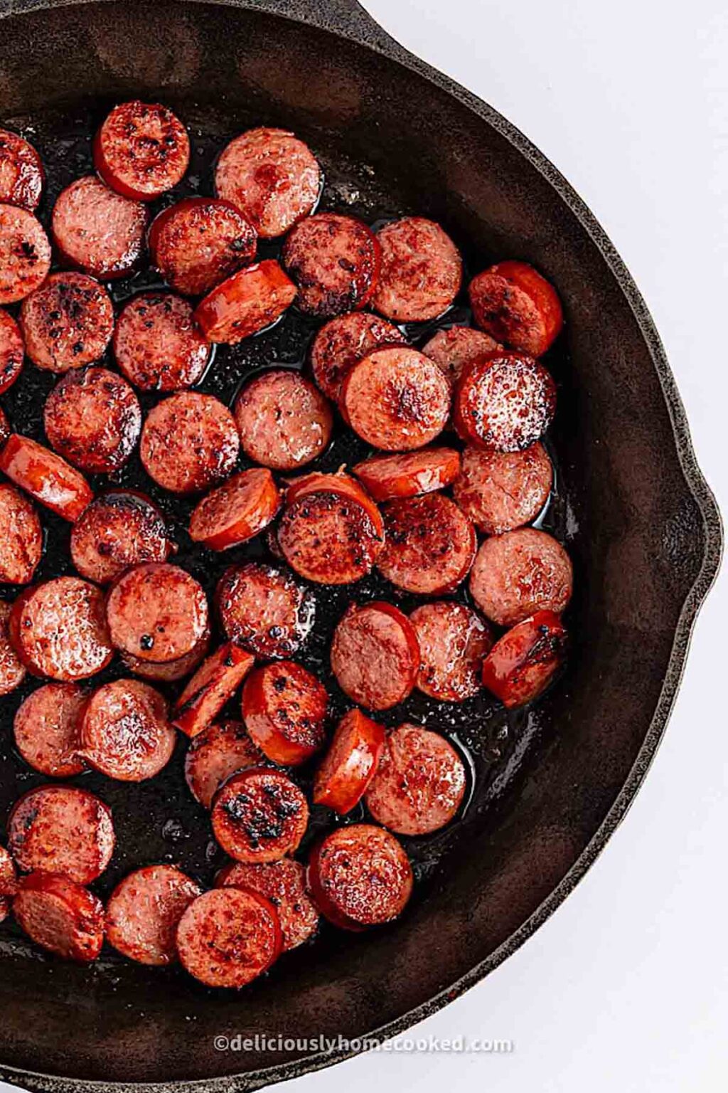 How to cook kielbasa on the stove top - Deliciously Home Cooked