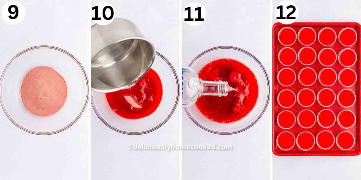 Red, white and blue Jello shots - Deliciously Home Cooked
