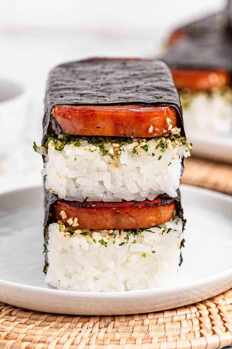 Spam Musubi recipe - Deliciously Home Cooked