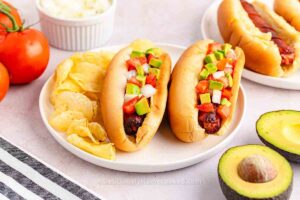 Mexican hot dogs - Deliciously Home Cooked