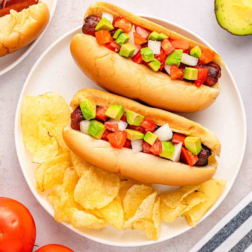 Mexican hot dogs - Deliciously Home Cooked