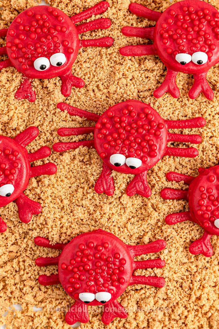 Chocolate dipped Oreo crabs - Deliciously Home Cooked