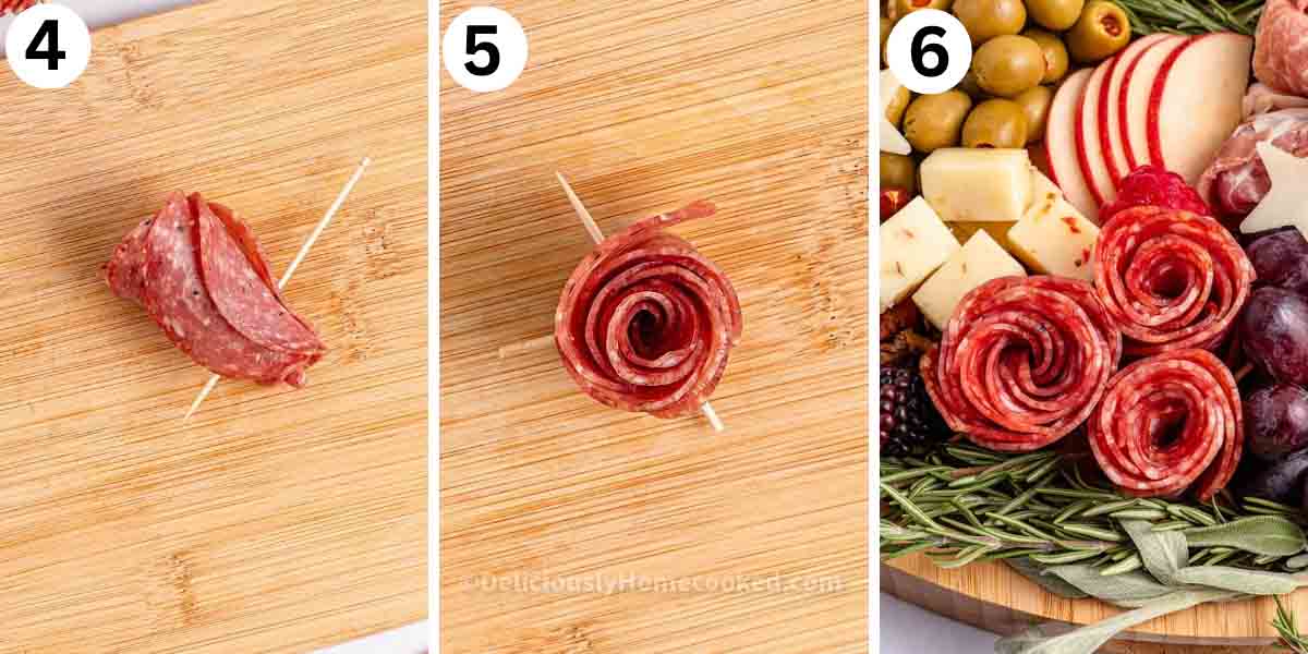 How to make a Salami rose - Deliciously Home Cooked
