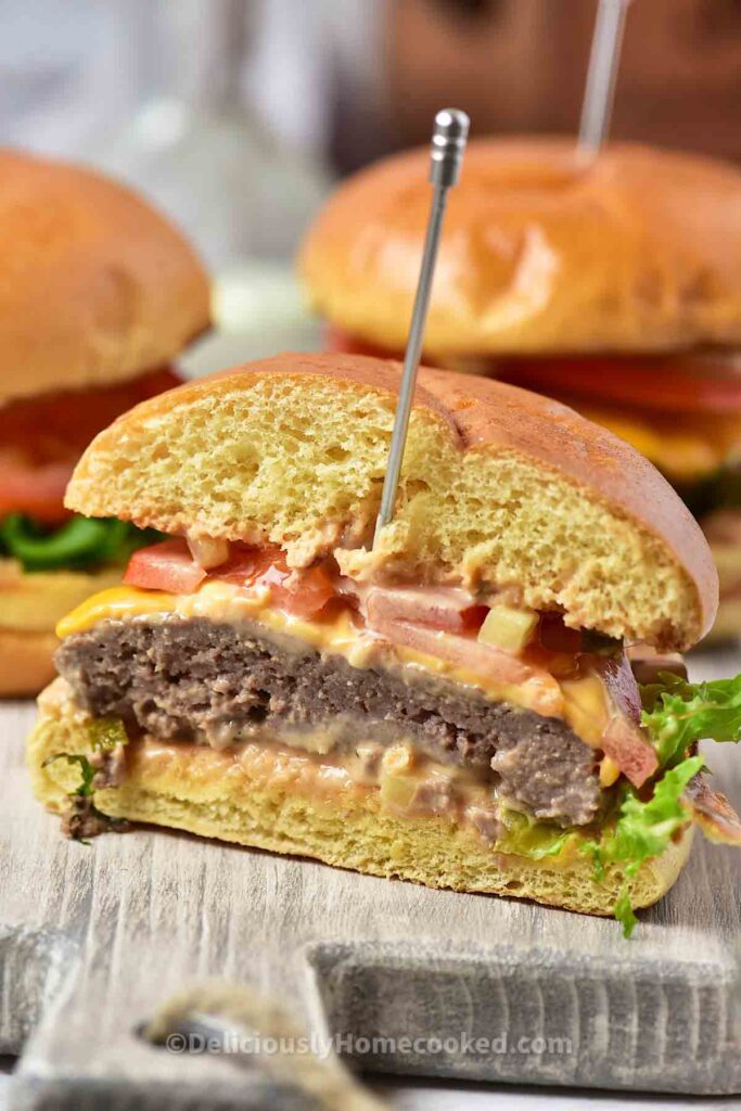 Homemade Smash burger recipe - Deliciously Home Cooked