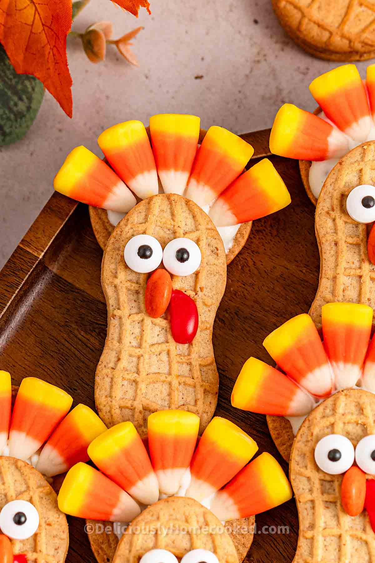 Nutter butter Turkeys - Deliciously Home Cooked