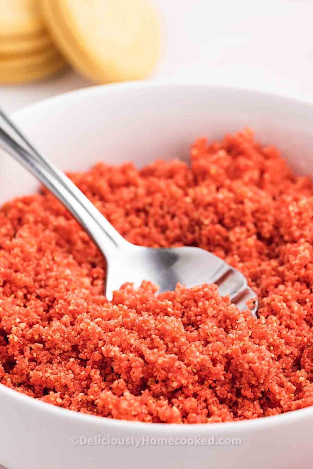 Strawberry crunch topping recipe - Deliciously Home Cooked