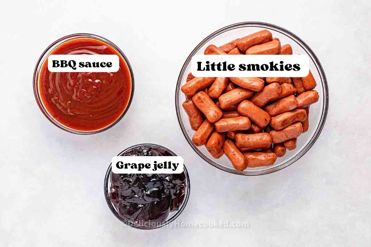 Crockpot little smokies - Deliciously Home Cooked