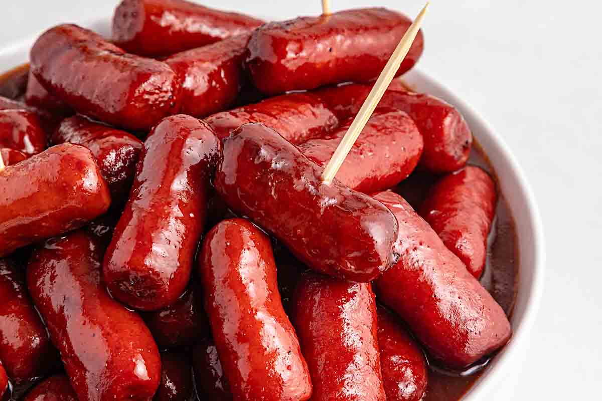 Crockpot little smokies - Deliciously Home Cooked