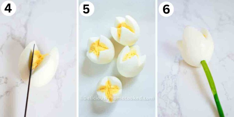 Tulip egg bouquet recipe - Deliciously Home Cooked