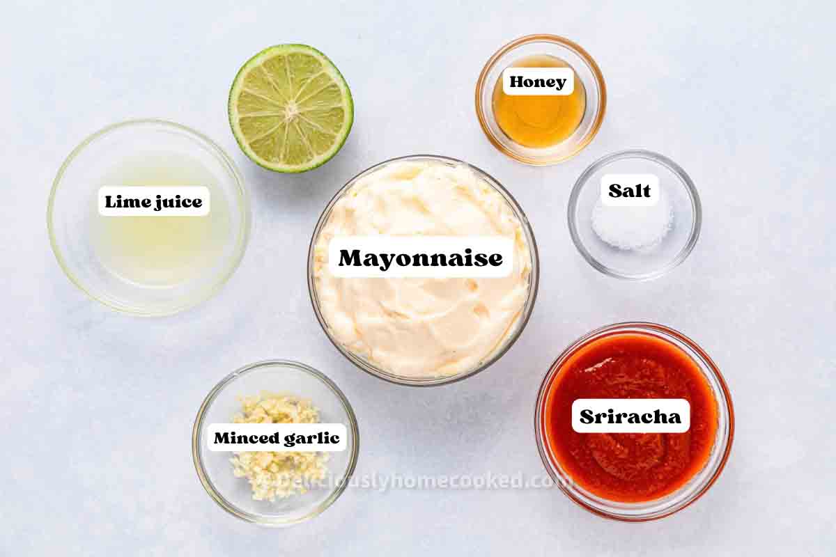 Sriracha Aioli - Deliciously Home Cooked