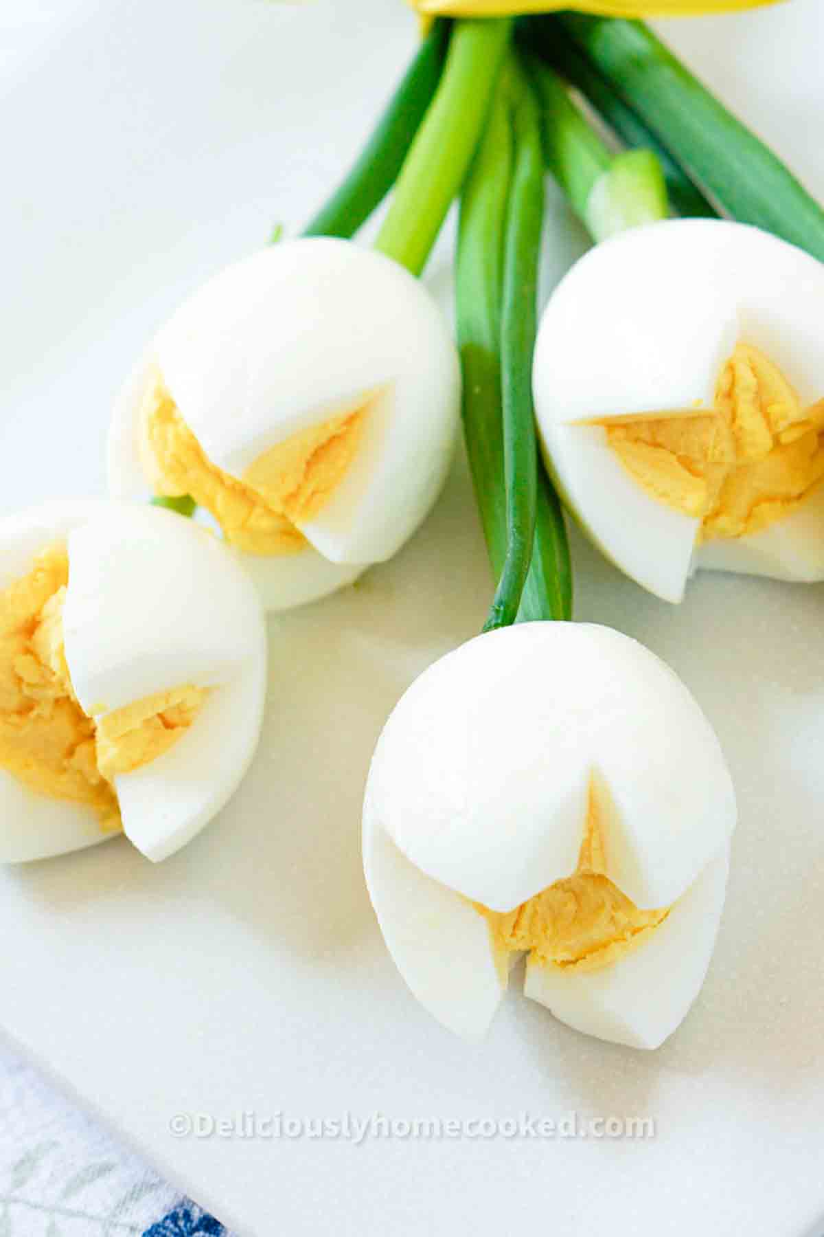 Tulip egg bouquet recipe - Deliciously Home Cooked