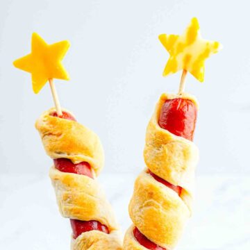 4th of July firecracker hot dogs - Deliciously Home Cooked
