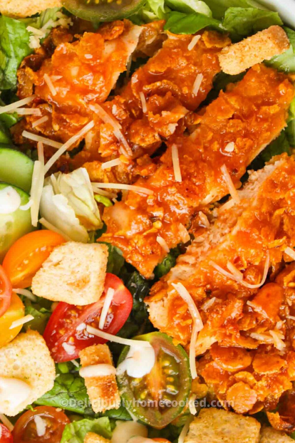 Crispy hot honey chicken - Deliciously Home Cooked