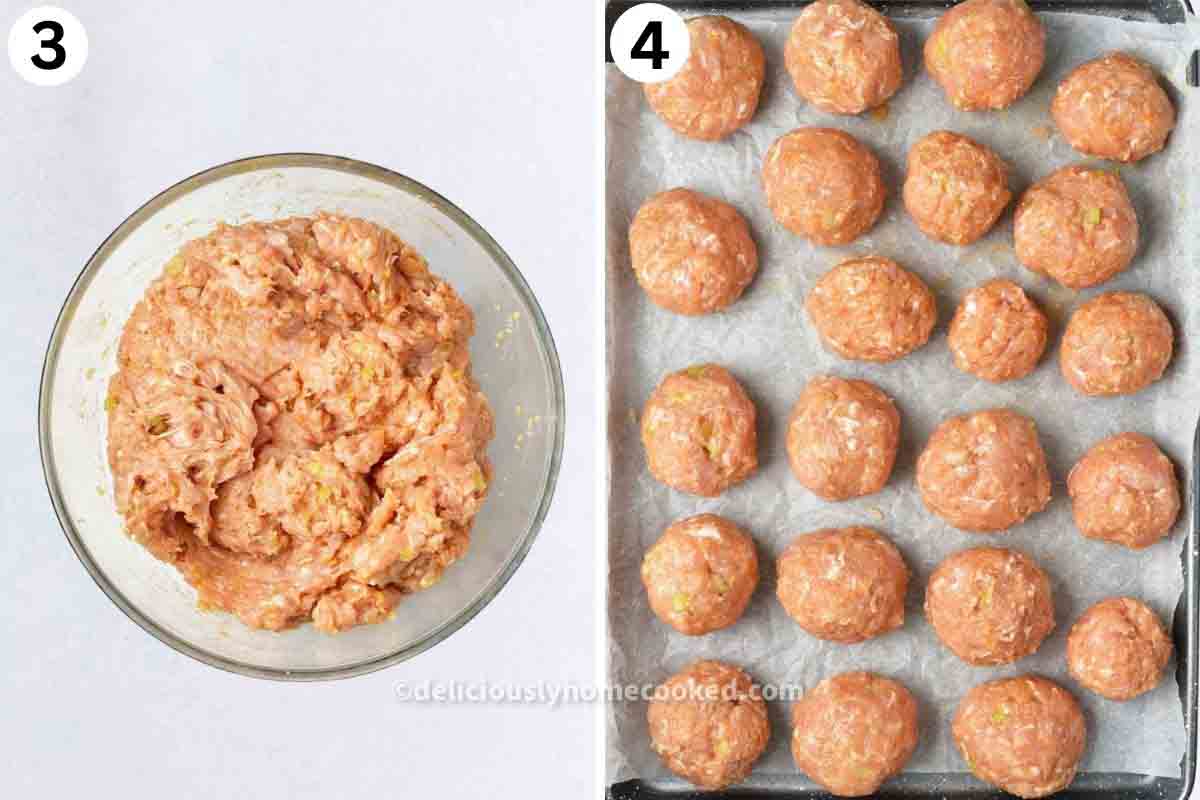 Buffalo chicken meatballs - Deliciously Home Cooked