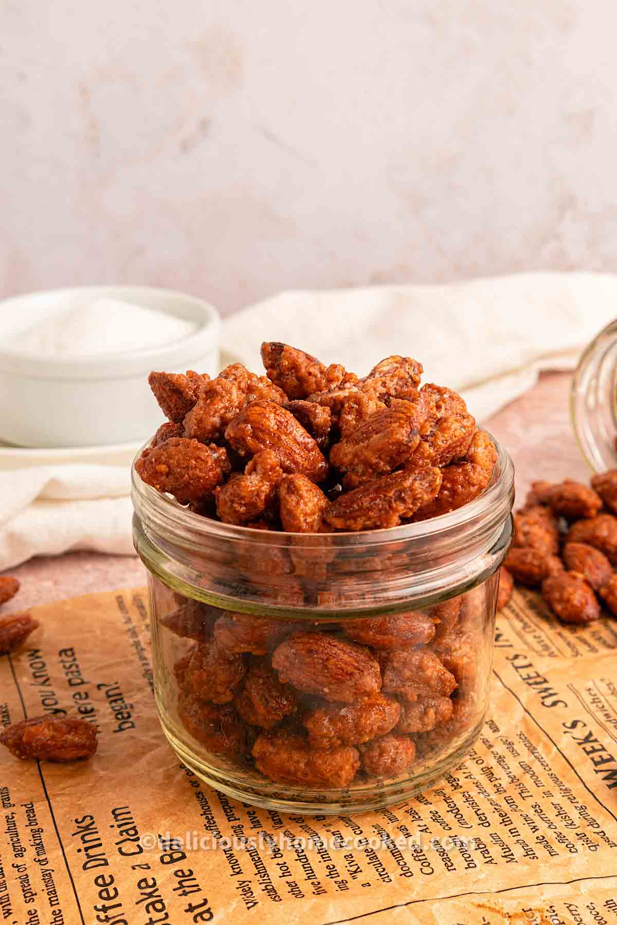 Homemade Candied almonds recipe - Deliciously Home Cooked