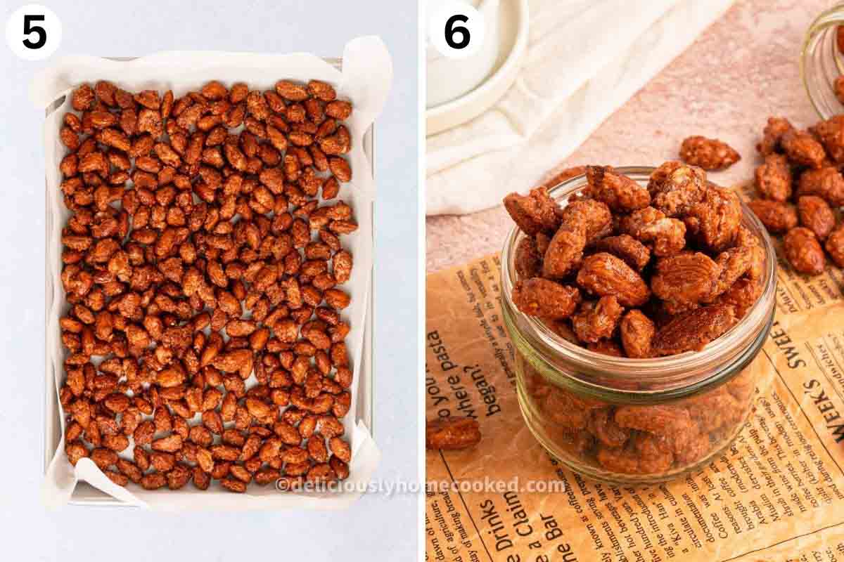 Homemade Candied almonds recipe - Deliciously Home Cooked