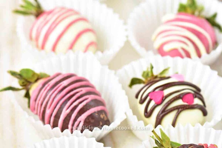 Valentine’s Day Chocolate Covered Strawberries for Date Night