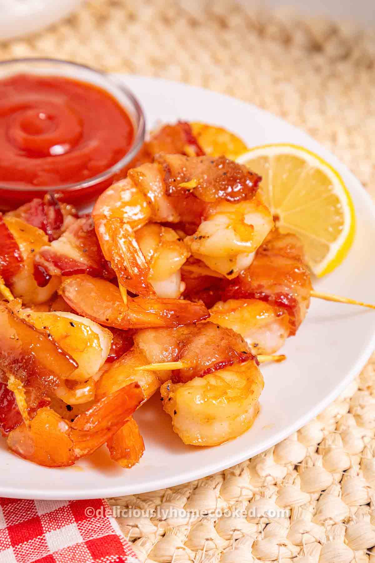 Easy bacon wrapped shrimp recipe for parties.