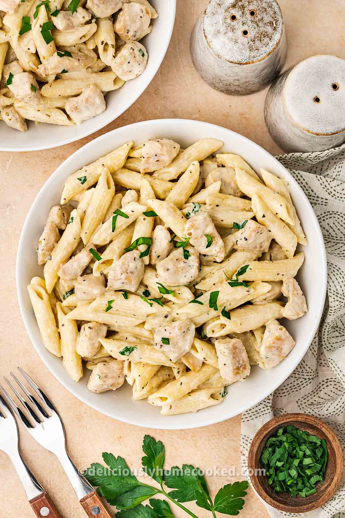 Creamy Chicken Pasta Recipe (Easy One-Skillet Dinner)