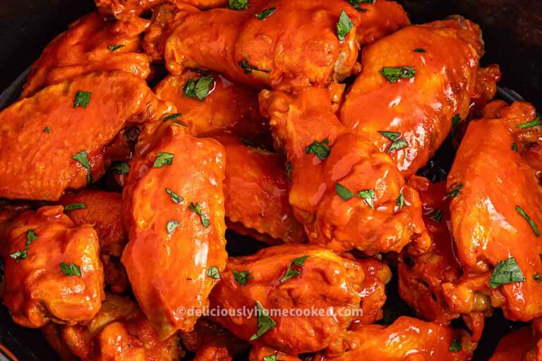 Easy slow cooker buffalo chicken wings